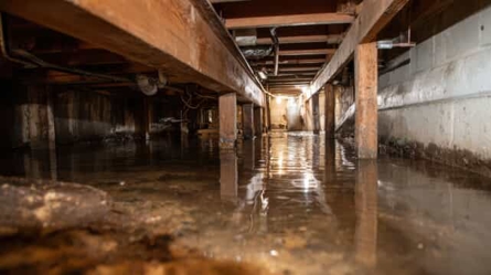 Heavy Rain Water in Crawl Spaces - Causes and Prevention